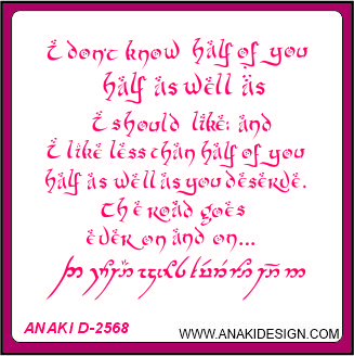 Plantilla letras elficas - Colorín Colorado